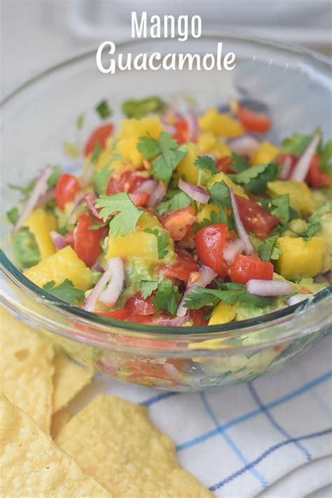 Chunky Mango Guacamole Recipe Recipes Passed Down