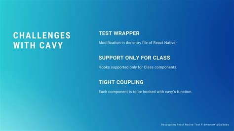 Decoupling React Native Test Framework PPT Decoupling React Native Test Framework PPT