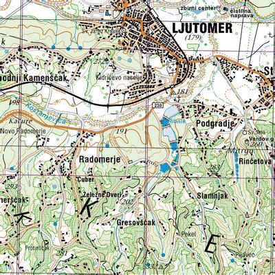 Ljutomer T501801b Map By Surveying And Mapping Authority Of The
