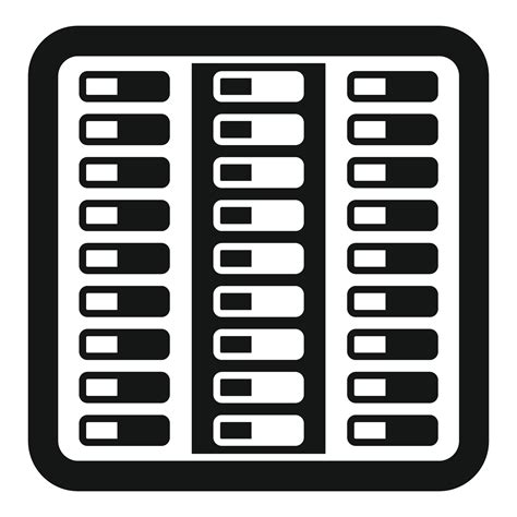Server Room Data Center Icon Showing Hosting And Databases 49060246