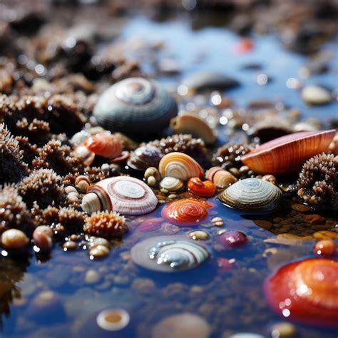 Premium Ai Image Exploring The Rock Pool