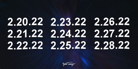 What Palindrome Dates Mean In Numerology February 2022 Has 9 Yourtango