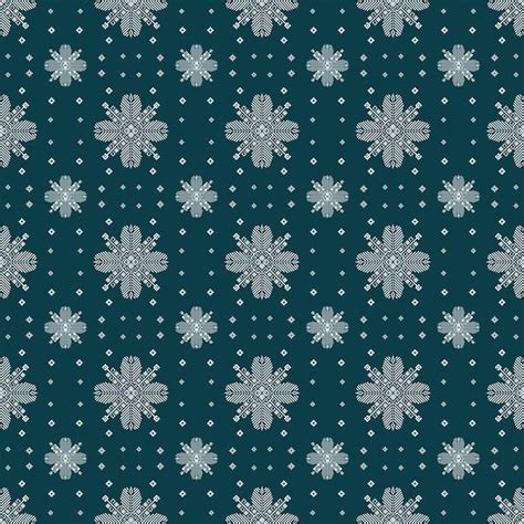 배경 바틱 직물 의류 및 포장의 부족 눈송이 원활한 패턴 디자인 프리미엄 벡터