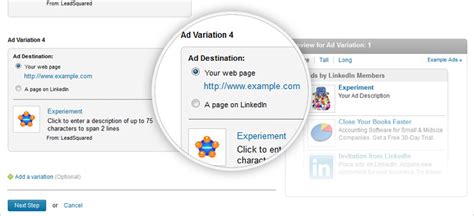 Create Ads In Steps For LinkedIn Lead Generation LeadSquared