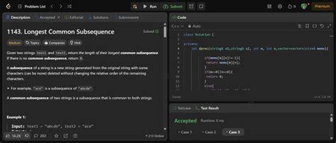 Leetcodechallenge 100daysofcoding Dynamicprogramming Lcs Sai Bhatia