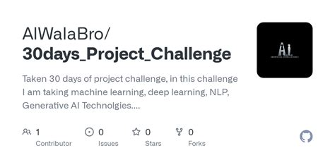Github Aiwalabro30daysprojectchallenge Taken 30 Days Of Project