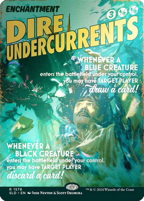 Dire Undercurrents Rainbow Foil Secret Lair Drop Series Magic
