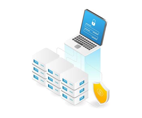 Professional Computer Network Data Security Server 27570753 Vector Art At Vecteezy