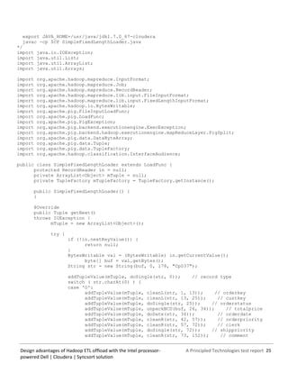 Design Advantages Of Hadoop ETL Offload With The Intel Processor Powered Dell Cloudera