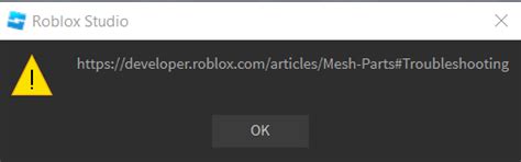 warning when importing mesh from blender art design support