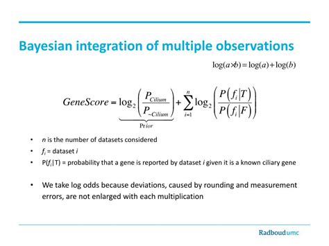 Ppt Evaluation And Integration Of Multiple Datasets Using Bayes