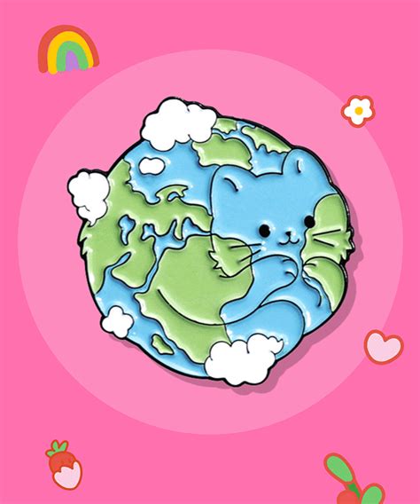 고양이로 우주정복 뱃지 6종 배지 브로치 가방장식 가방뱃지 필통 꾸미기 친구 선물 에이블리