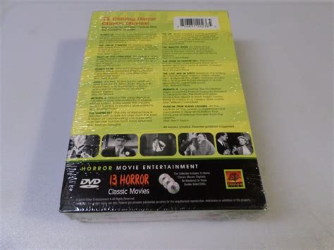 Thirteen Horror Classic Movies 3 Disc Set Dvd 2005 3 Disc Set For