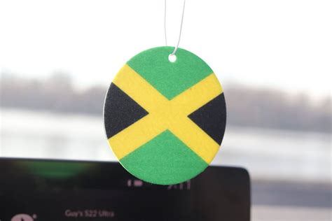 Jamaican Flag Round Sublimation Felt Car Air Freshener Etsy