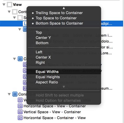 Ios Correctly Size Uilabel Inside Uiscrollview Using Interface