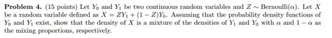 solved problem 4 15 points let y0 and y1 be two continuous random