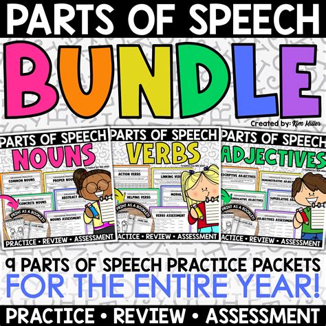 Grammar Worksheets Practice Parts Of Speech Review Activities Worksheets Library