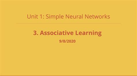 Associative Learning Learning In Humans And Machines