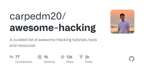 Github Carpedm Awesome Hacking A Curated List Of Awesome Hacking Tutorials Tools And Resources