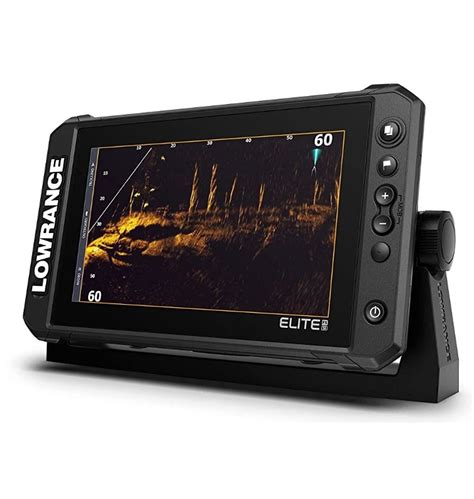 Lowrance Elite Fs 9 어군 탐지기 변환기 없음 C Map 윤곽선 차트 포함 티몬
