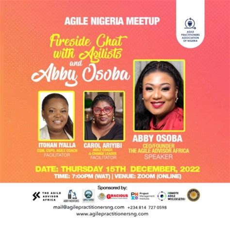 The Agile Advisor Africa On Linkedin Agilenigeriameetup Agilenigeriameetup…