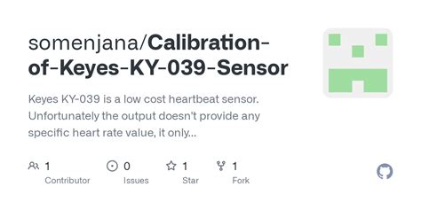 Github Somenjanacalibration Of Keyes Ky 039 Sensor Keyes Ky 039 Is