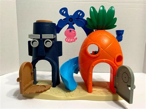 Imaginext Spongebob Squarepants Bikini Bottom Playset Squidward House 2013 3853032759