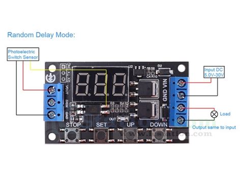 Dc 5v 12v 24v Trigger Cycle Timer Delay Controller Module