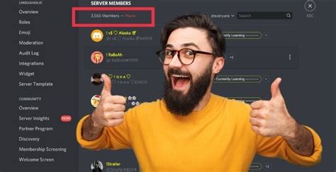 How To Check The Member Count Of A Discord Server Desktopmobile