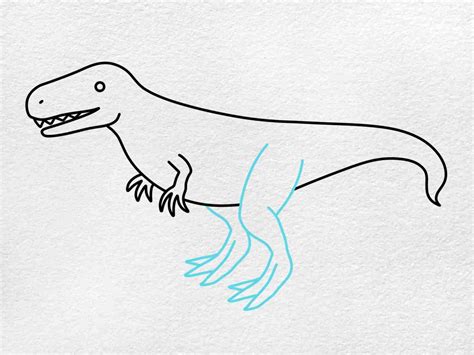 T Rex Drawing Easy Helloartsy