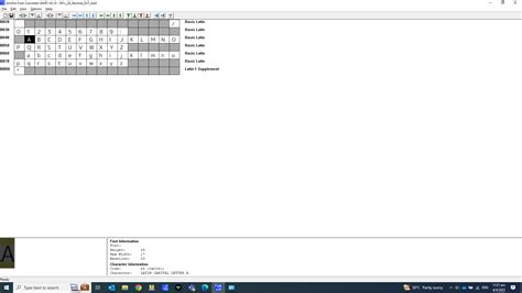 Issue With Fonts Created In Appwizard Emwin Related Segger Forum