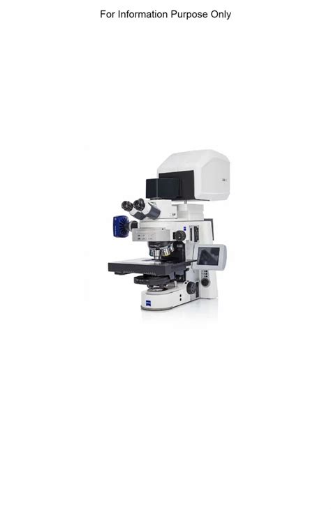 Zeiss Confocal Microscope Imaging Systems Magnification 10x At