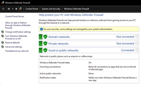 Windows Defender Firewall Connected To Public Instead Of Domain Microsoft Qanda