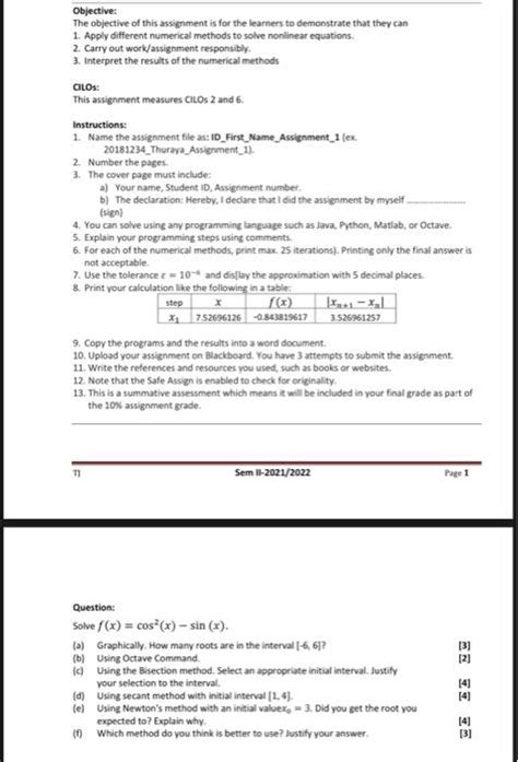 Solved Objective The Objective Of This Assignment Is For