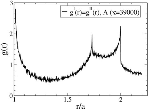 Pair Correlation Functions G I R And G Ii R Versus Ra In A Samples Download Scientific