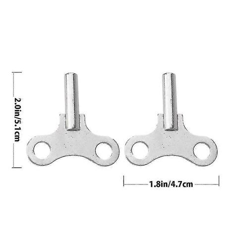 2pcs Clock Key Practical Sturdy Useful Tools Clock Accessory For Clock Home Fruugo Uk