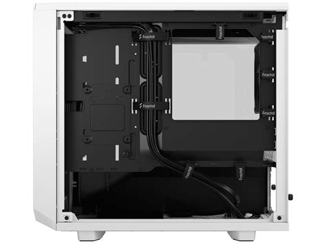 Fractal Design Meshify Nano White TG Mini ITX High Airflow Clear Tempered Glass Window
