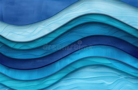 Abstract Blue Wave Pattern Background Stock Illustration Illustration Of Minimal Decoration