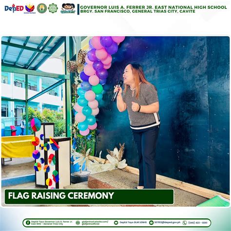 Deped Tayo Governor Luis A Ferrer Jr East Nhs General Trias City