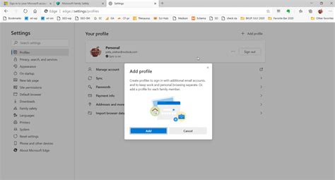 How To Create Switch Remove Profile In Microsoft Edge Of Windows 10