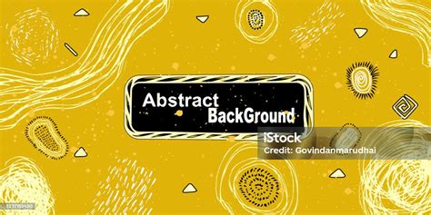 다양한 모양과 질감의 크리에이티브 낙서 아트 헤더 콜라주 배경 현대 추상적 배경 소책자 표지 배너 포스터 0명에 대한 스톡 벡터