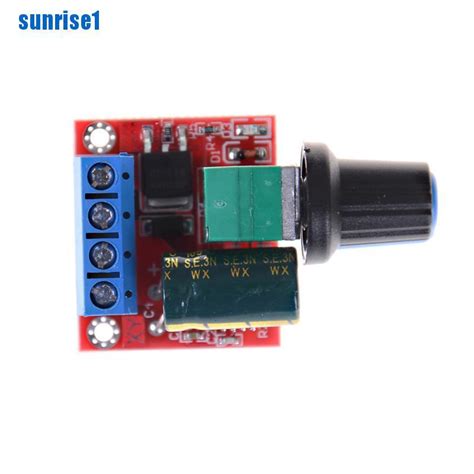 Mini Dc Motor Pwm Speed Controller 5a 4 5v 35v Speed Control Switch Led Dimmer BeeCost