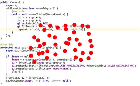 Is It Possible To Write Paint On Screen Program In Javaswing Stack