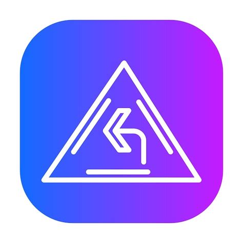 Premium Vector Turn Left Vector Illustration