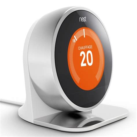 Thermostat Intelligent Nest Nest The Gris U Techno Fr