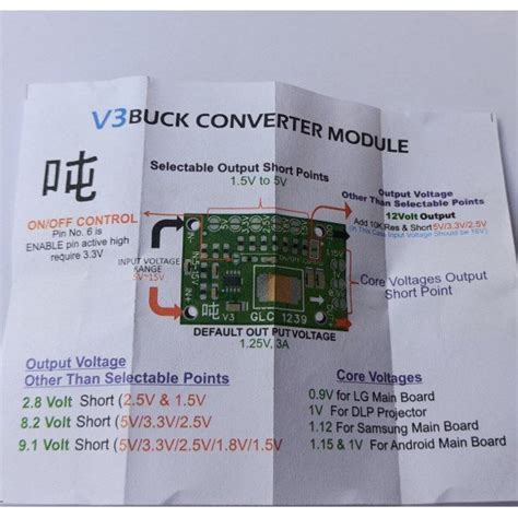 GLC 1239 V3 Buck Converter Module EasySpares In