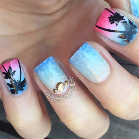 11 Tropical Summer Nails Designs