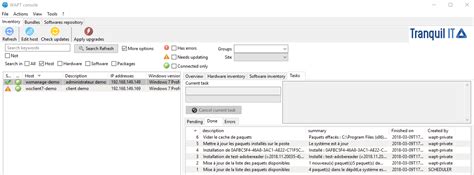 using the wapt console detailed — wapt 1 8 2 documentation