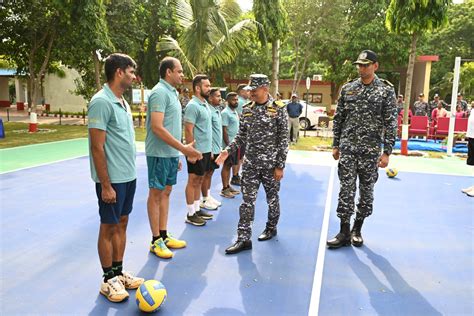 Indian Navy A Synthetic Volleyball Court Was Inaugurated Facebook