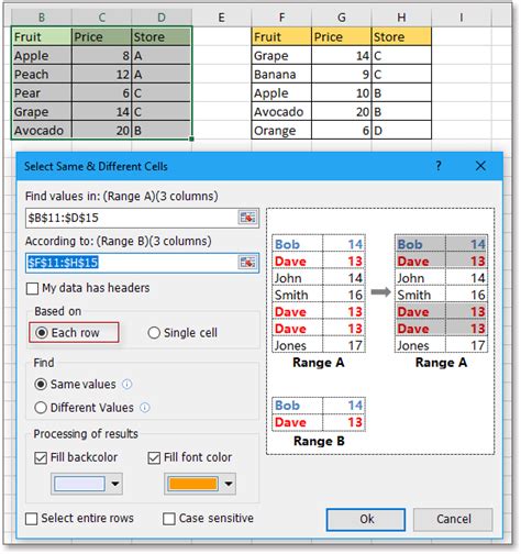 Compare Two Columns Text In Excel And Highlight Matches Printable Online